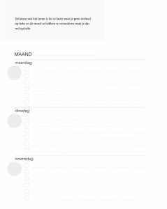 Dagboek en jaarplanner