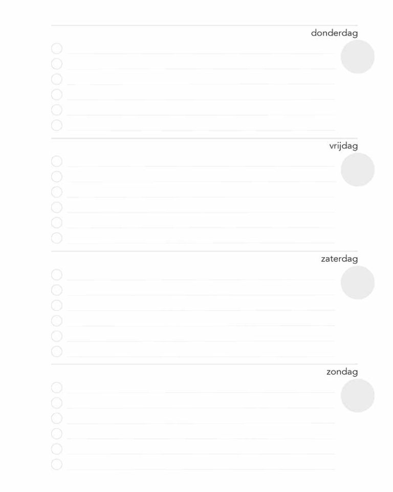 Dagboek en jaarplanner